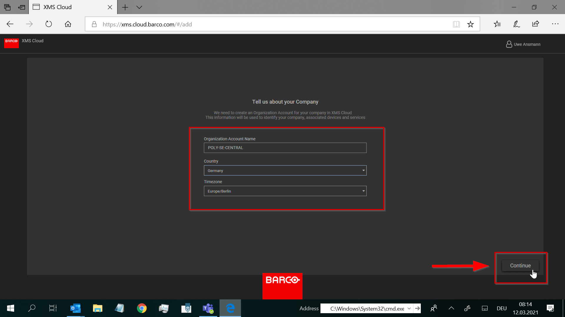 Barco Clickshare CX50 - Installation Barco Clickshare CX50 ...