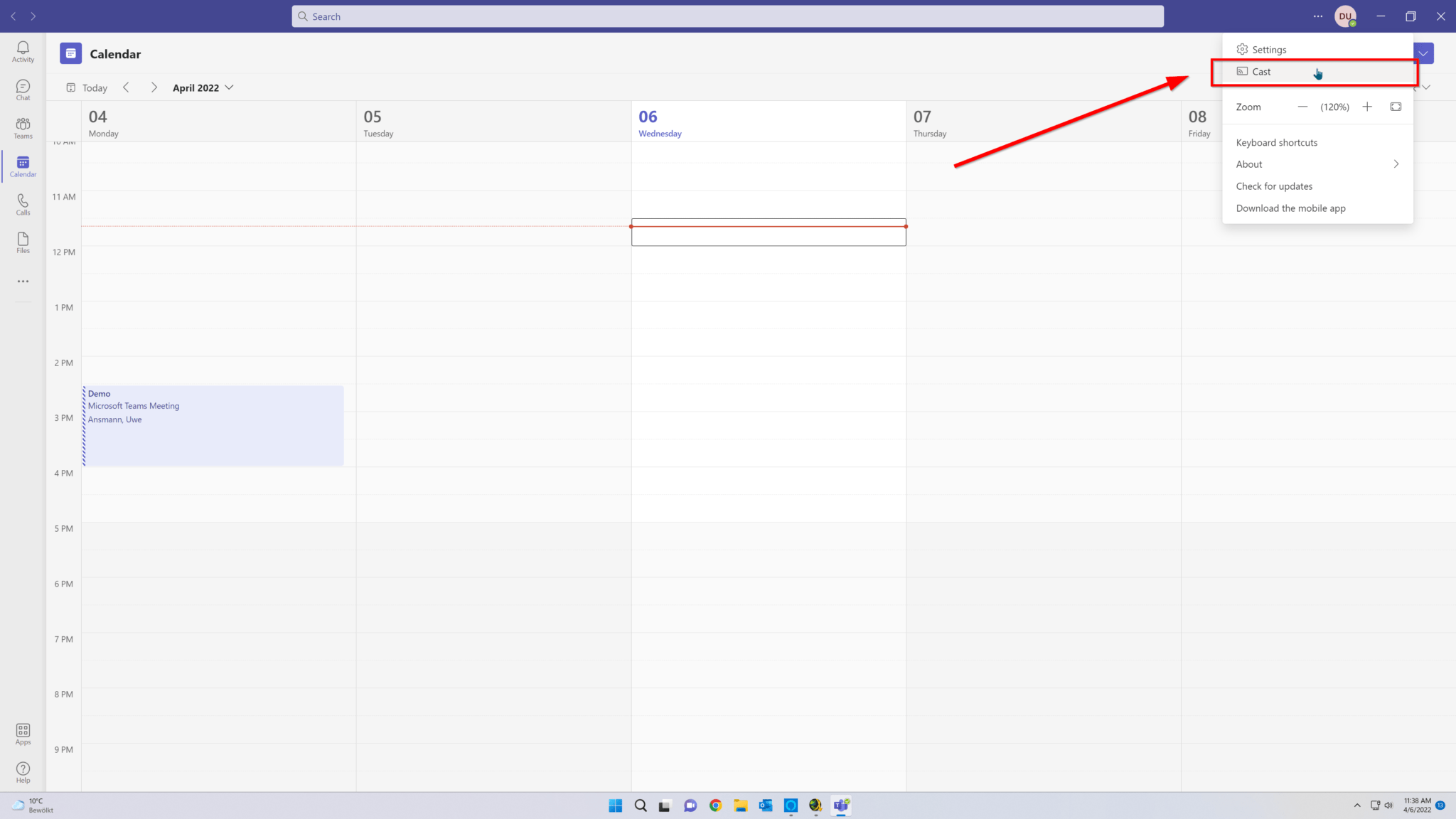 Microsoft Teams Rooms - Wireless Casting vom Teams Desktop Microsoft ...