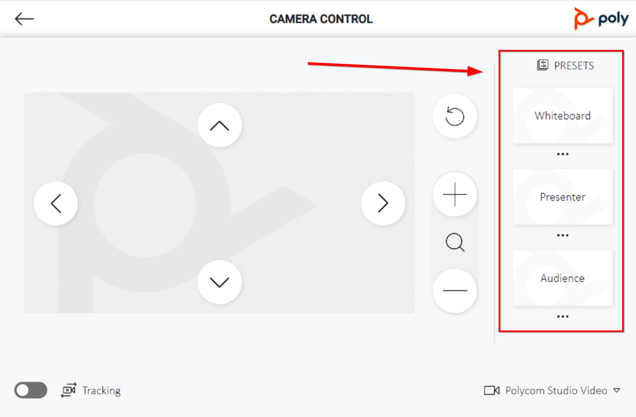 Brandneu: Camera Control App für Ihr Poly MTRoW Brandneu: Camera ...