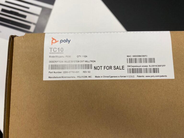 Brandnew: Unboxing Poly TC10 Brandnew: Unboxing Poly TC10 - Uwe Ansmann