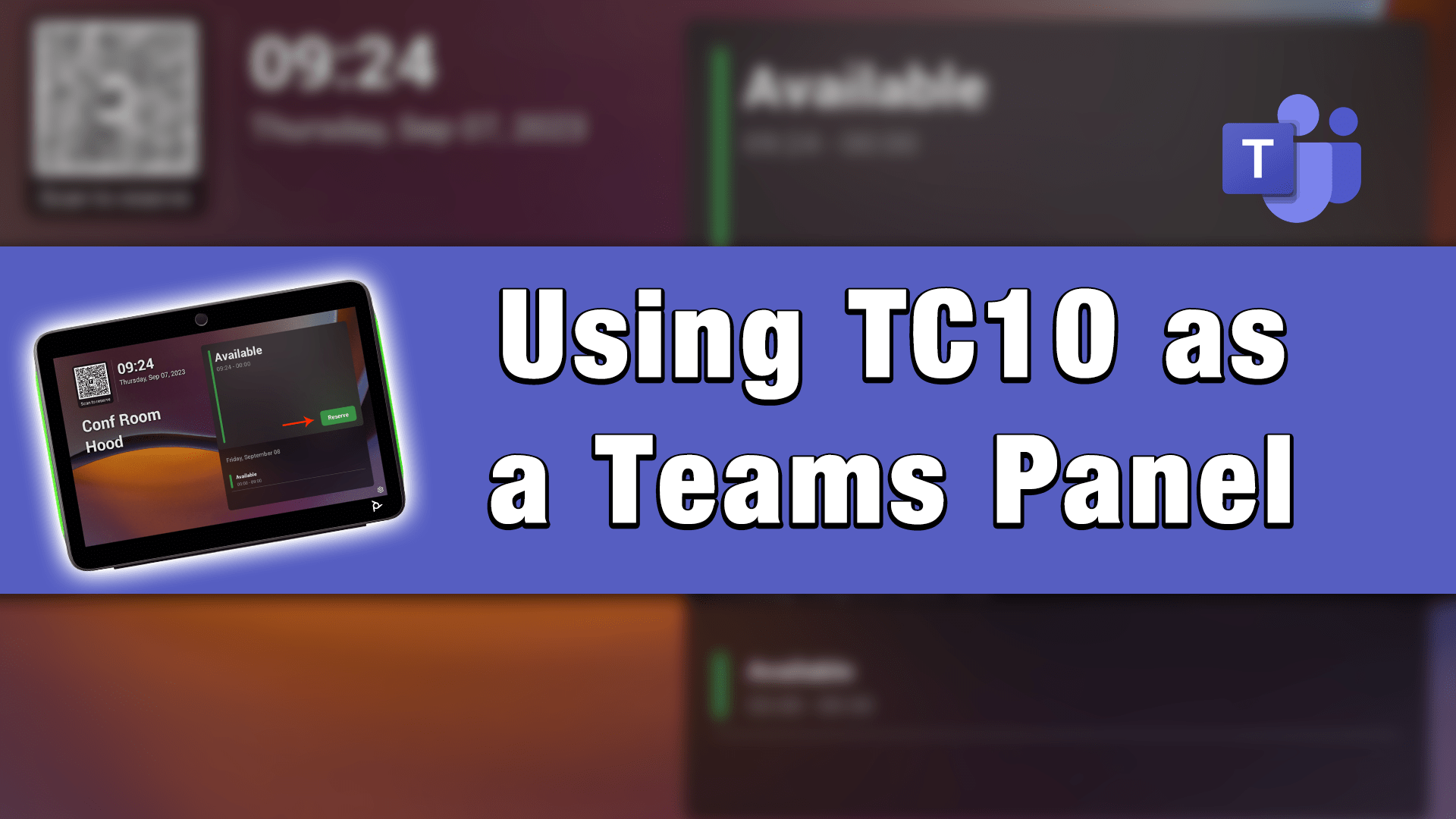 So nutzen Sie Ihr Poly TC10 als Teams Scheduling Panel So nutzen Sie Ihr Poly TC10 als Teams ...